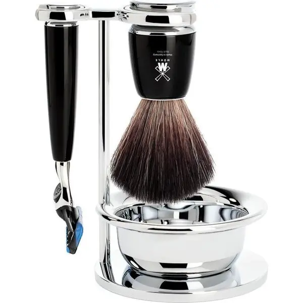 MUHLE Rytmo 4-piece Shaving Set - Black