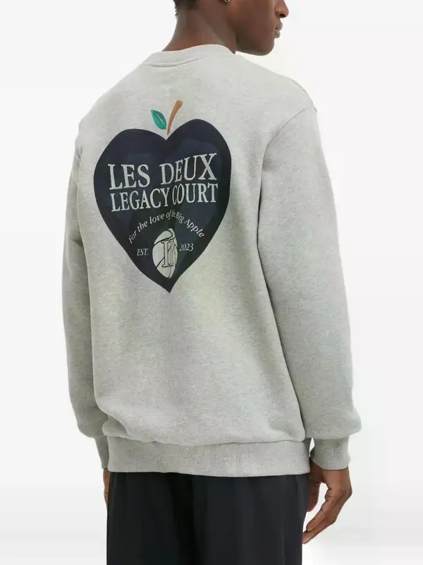 LES DEUX Cotton Crewneck Sweatshirt