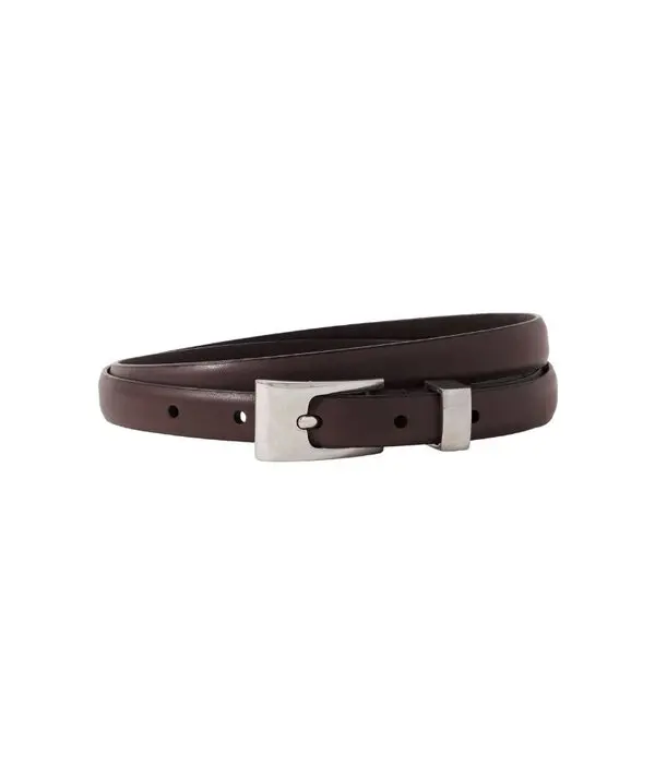 THE ROW Downtown Leather Belt - Brown