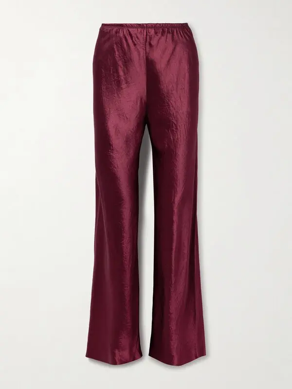 Maria Mcmanus Crinkled-satin Pants