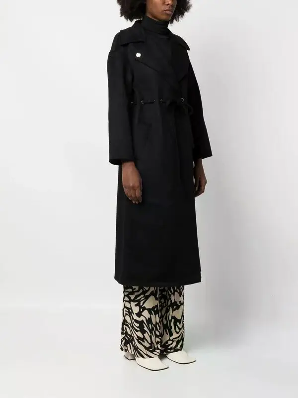 Ba&sh Kate Drawstring Wool-blend Coat