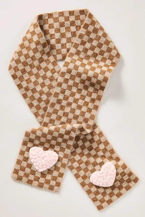Maeve Icon Skny Knit Scarf - Heart