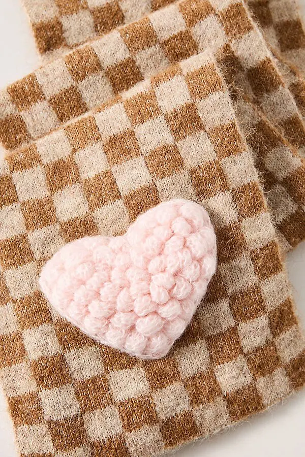Maeve Icon Skny Knit Scarf - Heart