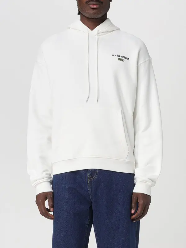 Lacoste Pullover Hoodie - White