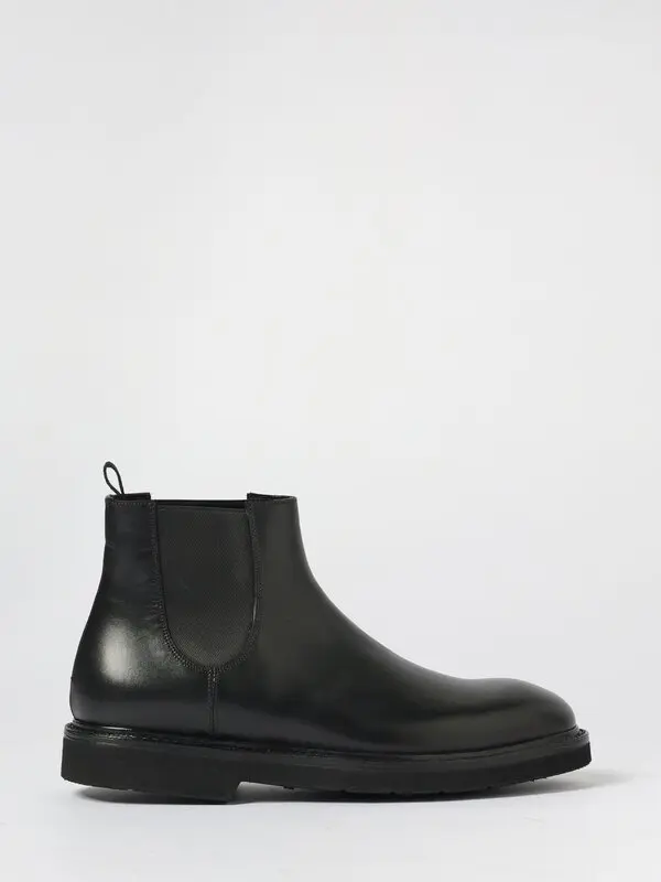 Premiata Leather Chelsea Boots - Black