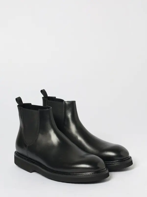 Premiata Leather Chelsea Boots - Black
