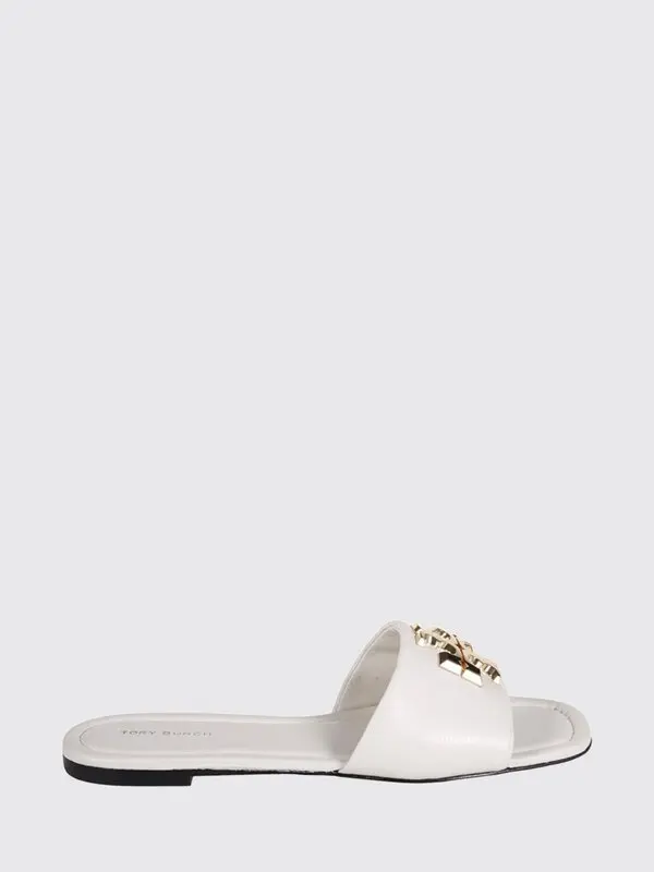 Tory Burch Eleanor Leather Mules - White