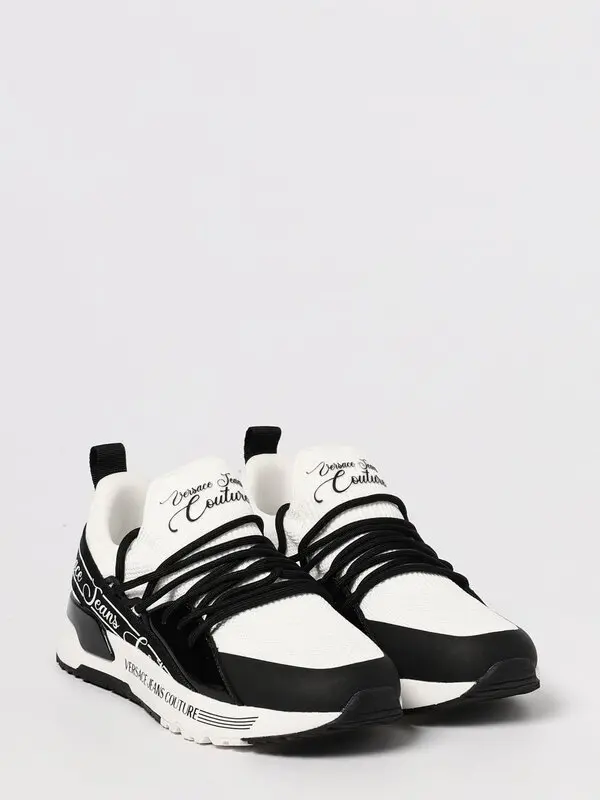 Versace Lace Up Sneakers - White