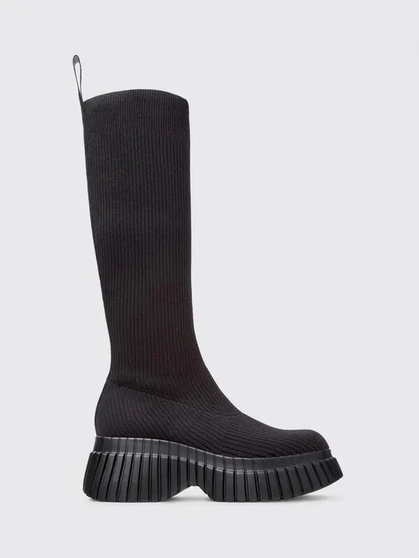 Camper Knee High Ribbed Sock Boots
