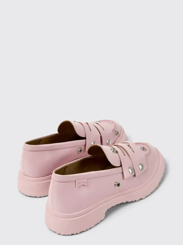 Camper Loafers With Buckled Detailing