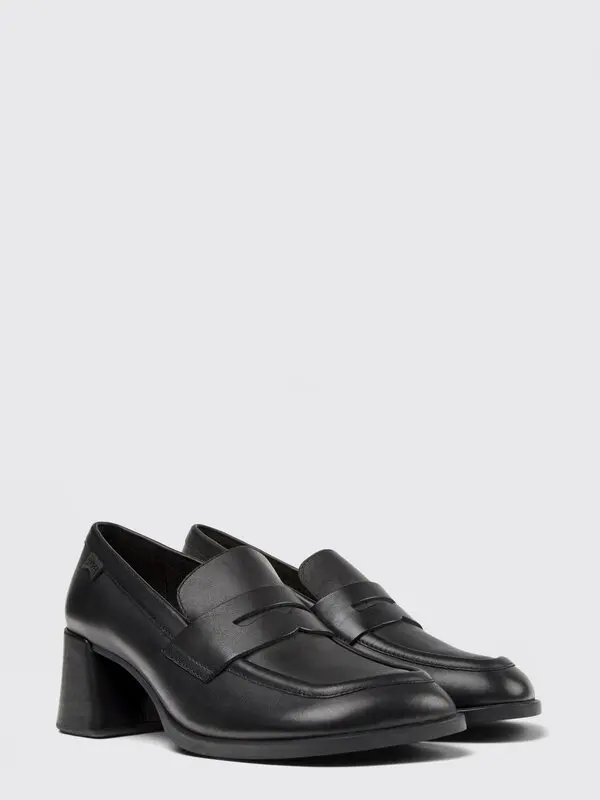 Camper Loafer With Block Heel