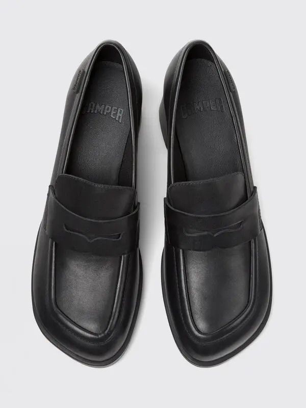 Camper Loafer With Block Heel