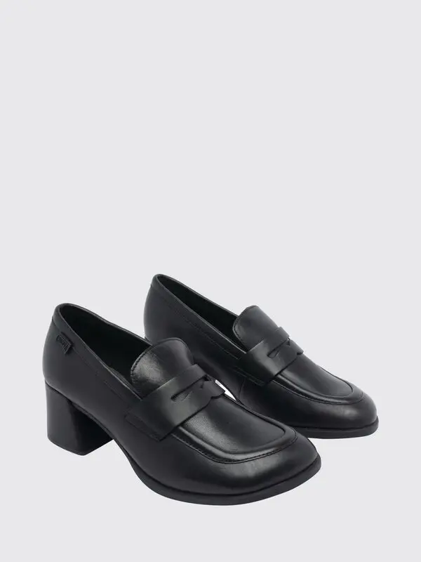 Camper Loafer With Block Heel