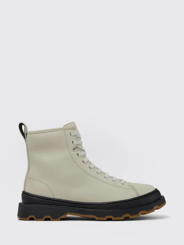 Camper Lace Up Boots - Beige