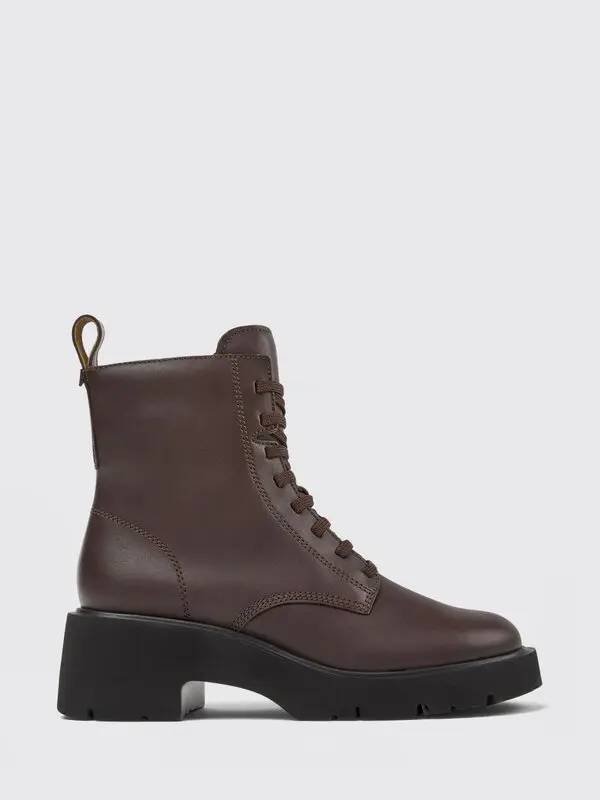 Camper Lace-up Ankle Boots - Brown