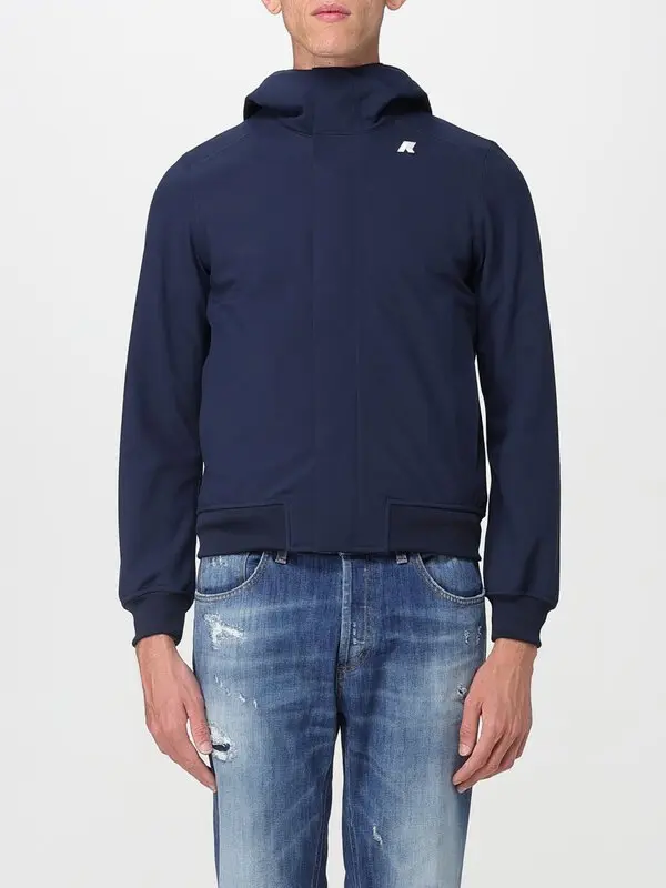 K-WAY Jacket With Hood - Blue
