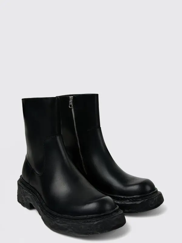 Camper Leather Ankle Boots - Black