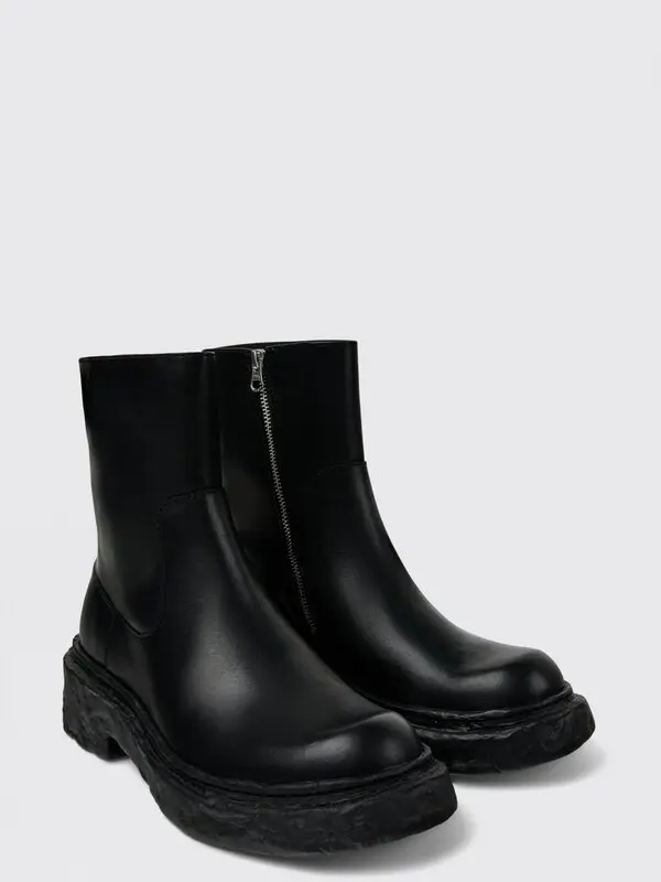 Camper Leather Ankle Boots - Black