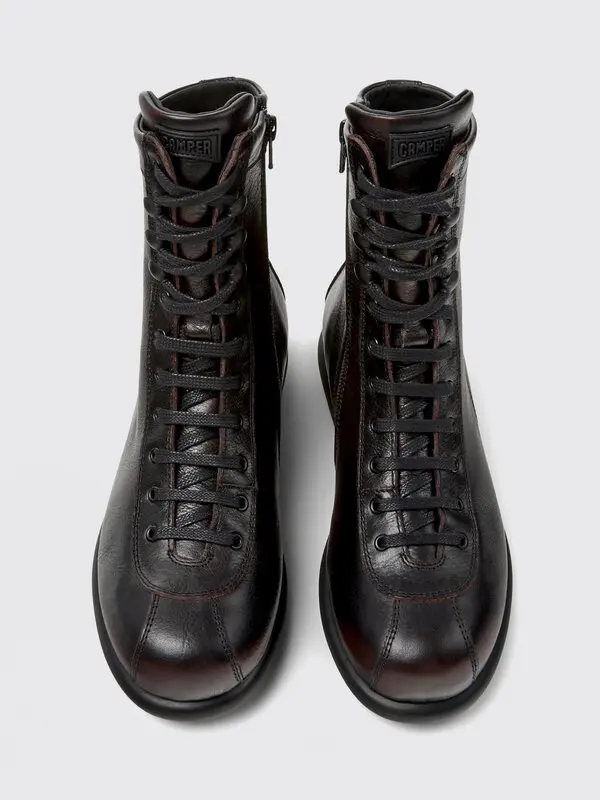 Camper Lace-up Ankle Boots - Multicolor