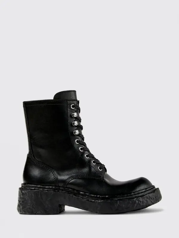 Camper Combat Boots - Black