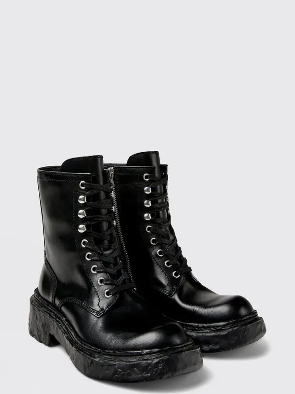 Camper Combat Boots - Black