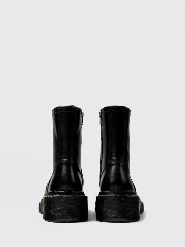 Camper Combat Boots - Black