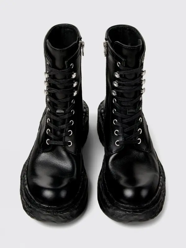 Camper Combat Boots - Black
