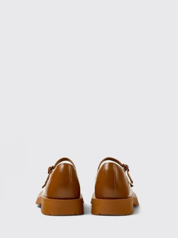 Camper Mary Jane Flat Loafers - Brown