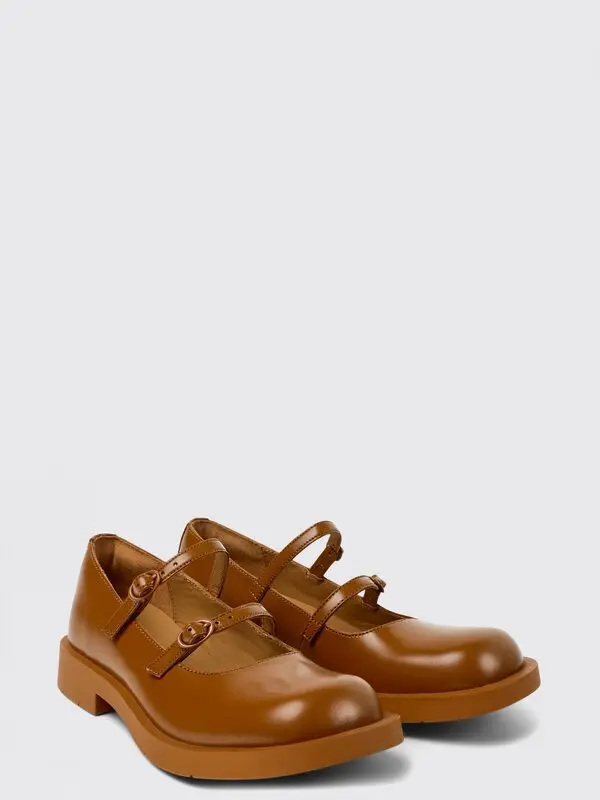 Camper Mary Jane Flat Loafers - Brown
