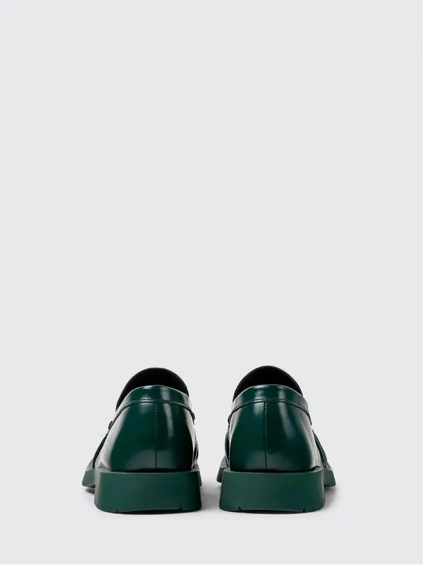 Camper Gathered Loafers - Green