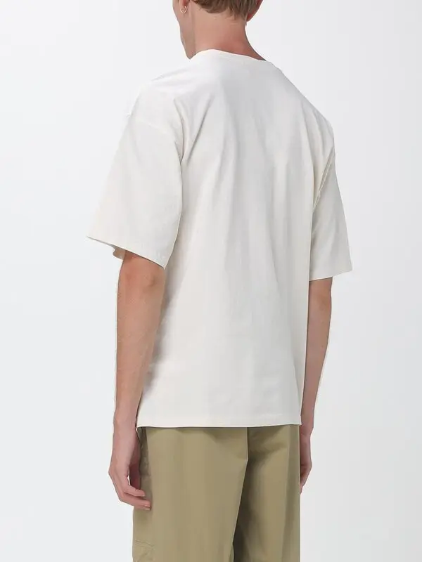 DIESEL® Crewneck Cotton T-shirt With Dust-effect Oval D Logo