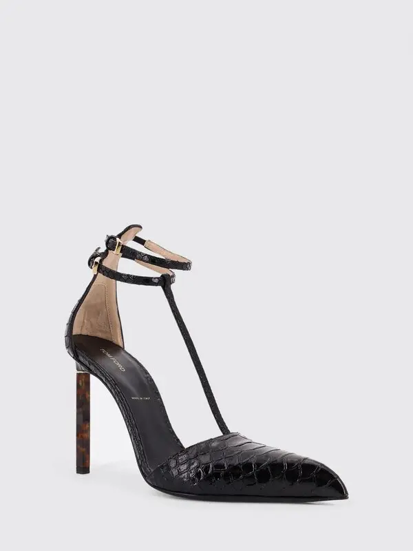 TOM FORD Pumps With Strappy Ankle Detail - Black