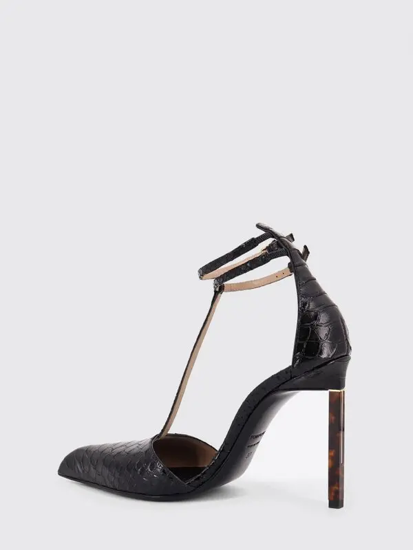 TOM FORD Pumps With Strappy Ankle Detail - Black