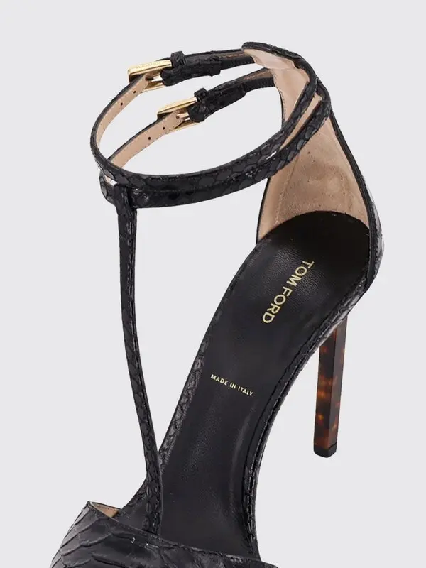 TOM FORD Pumps With Strappy Ankle Detail - Black