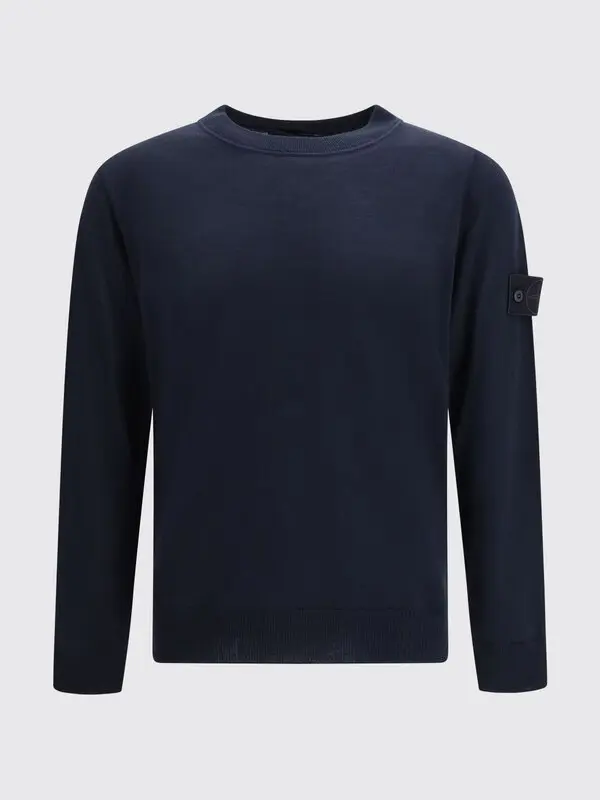 Stone Island Crew Neck Sweater - Navy