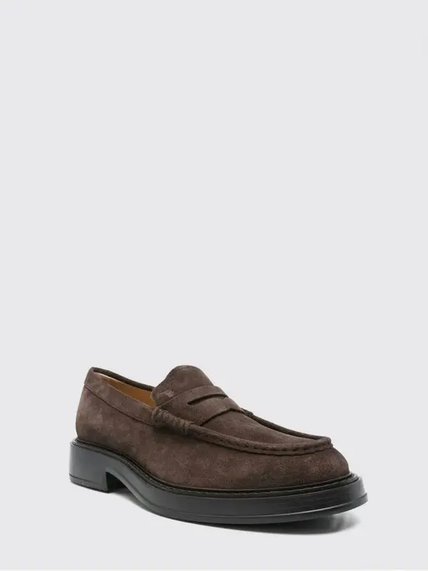 TOD'S Suede Loafers - Brown