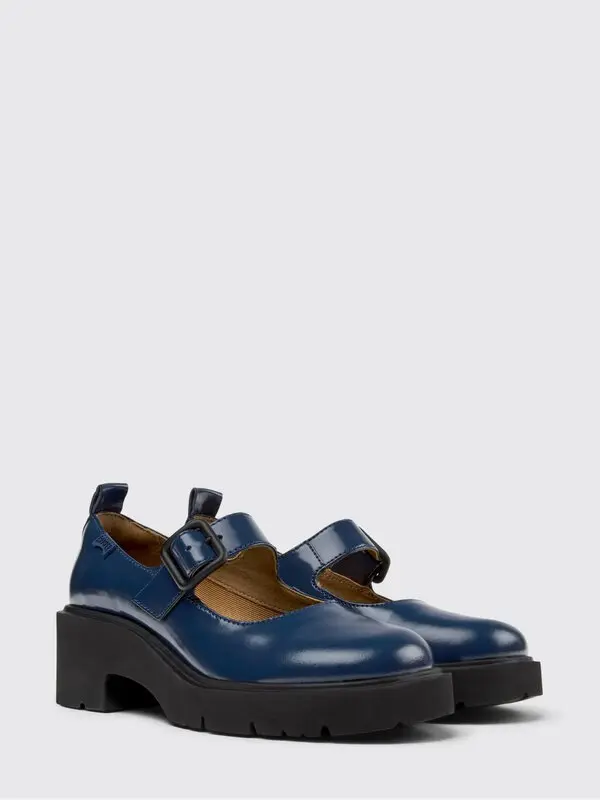 Camper Mary Jane Pumps With Buckle - Blue