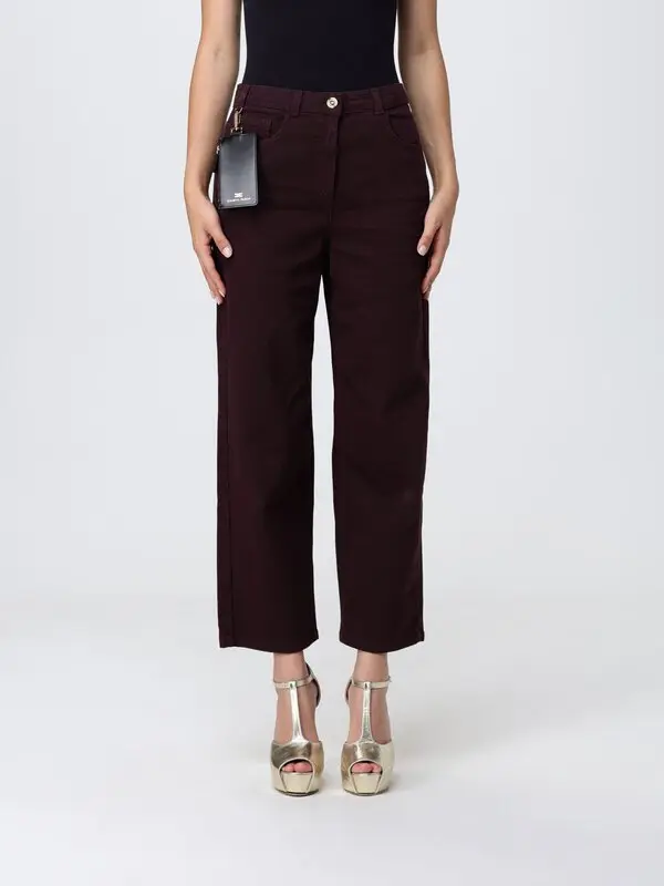 Elisabetta Franchi Straight Leg Jeans