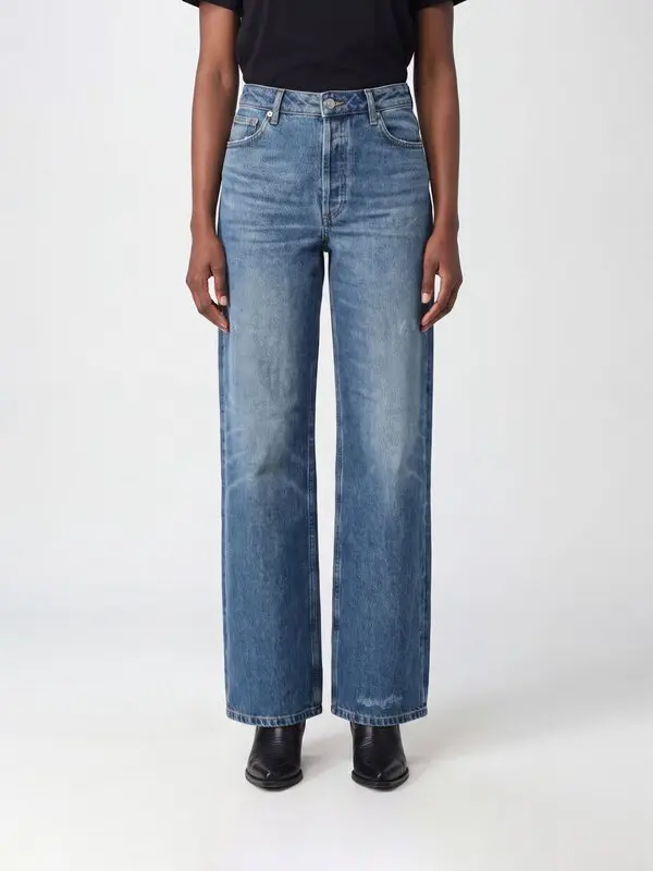 A.p.c. High Rise Wide Leg Jeans - Blue