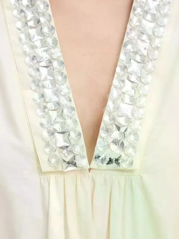 ISABELLE BLANCHE Crystal-embellished Sleeveless Dress