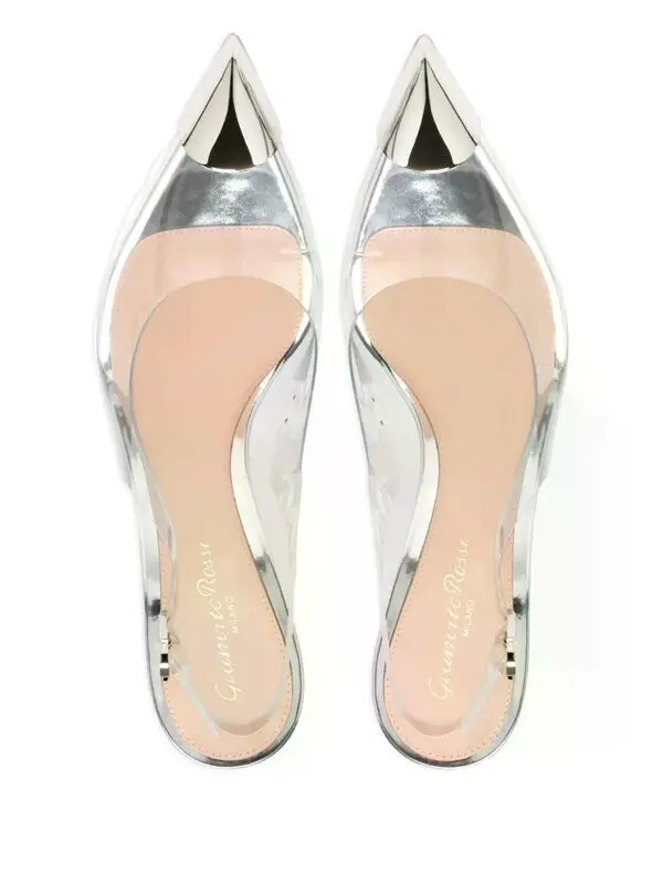 GIANVITO ROSSI 105mm Diana Heeled Pumps - Neutrals