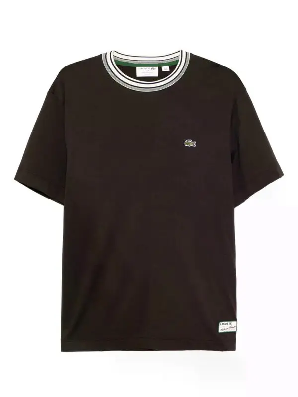 Lacoste Logo-embroidered T-shirt