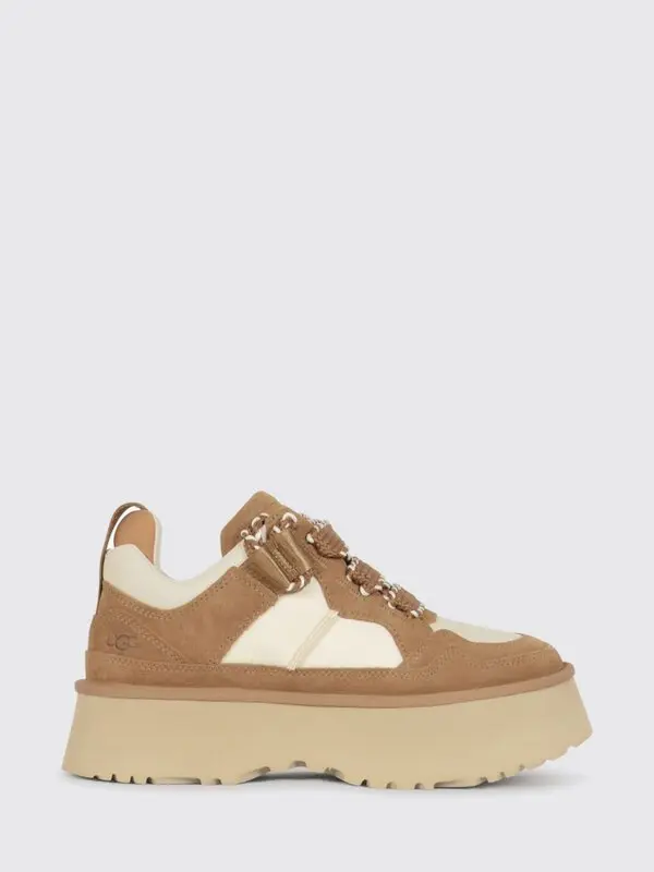 UGG Lace Up Sneakers - Brown