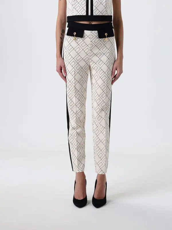 Elisabetta Franchi Printed Trousers