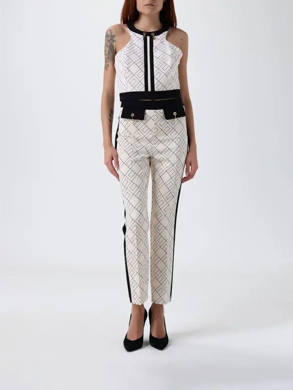 Elisabetta Franchi Printed Trousers