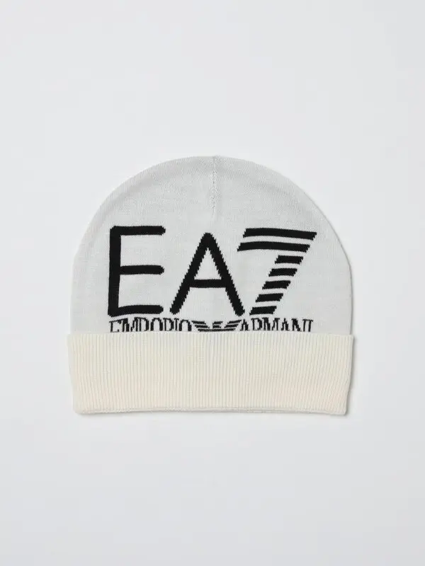 EA7 Beanie - Ivory