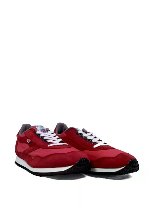 WALSH Suede Panel Sneakers - Red