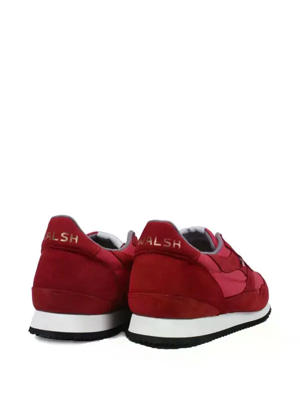 WALSH Suede Panel Sneakers - Red