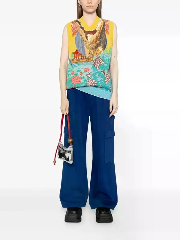 PENULTIMATE Graphic-print Vest