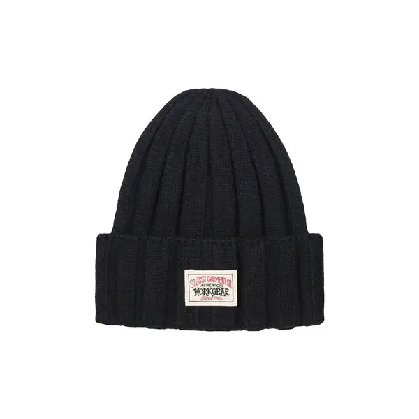 StÜssy Workwear Cuff Beanie - Black